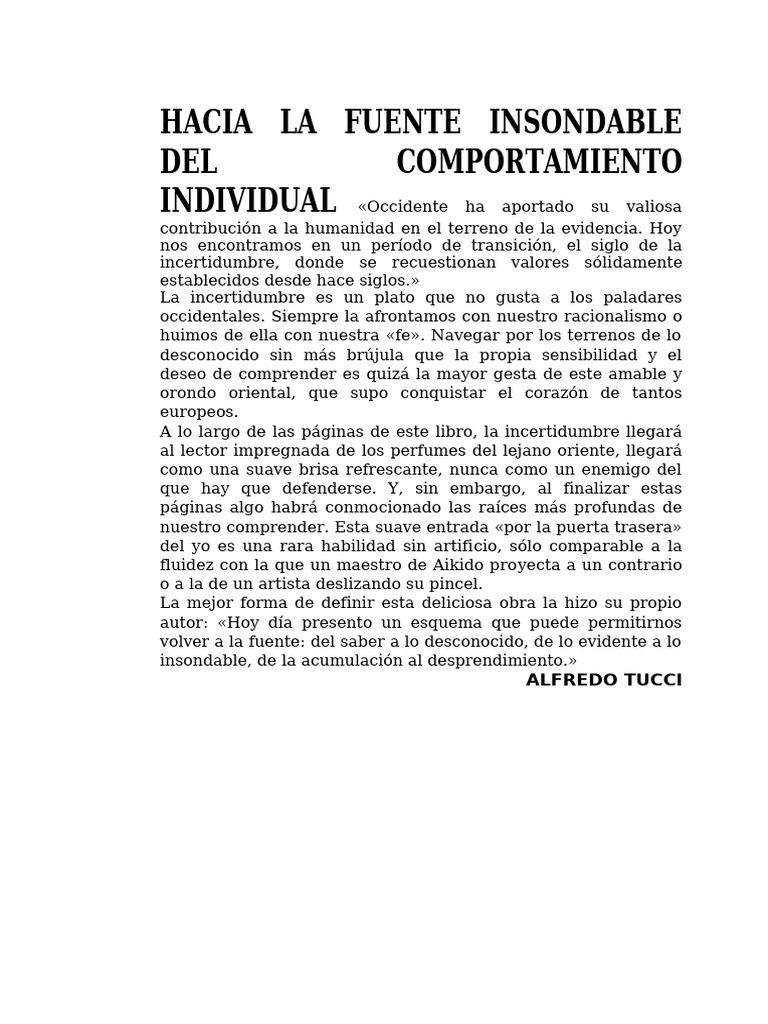 La Vía Del Desprendimiento - Itsuo Tsuda - Aikido Seitai | PDF ...