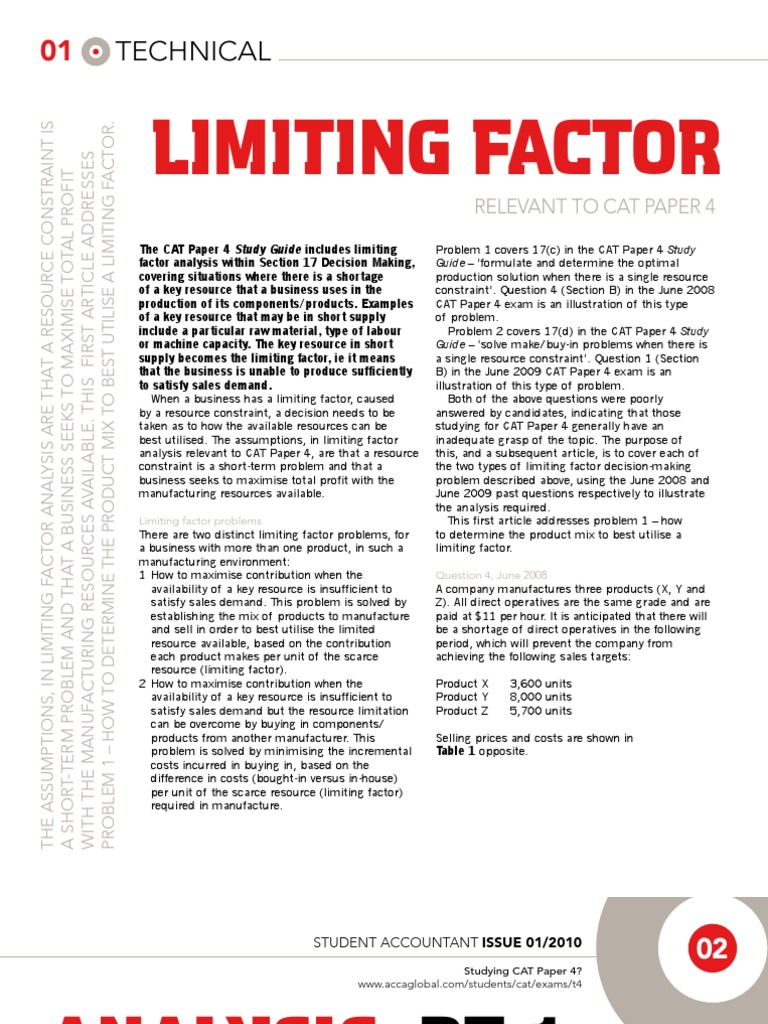 Limiting Factor: Technical | PDF | Separation Of Powers | House Of Lords