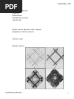 Hydrothermal Alteration and Alteration Types | PDF | Minerals | Rock ...