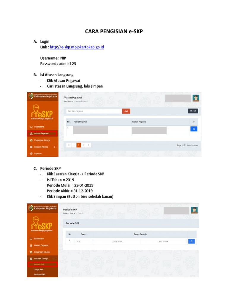 Cara Pengisian E-Skp | PDF