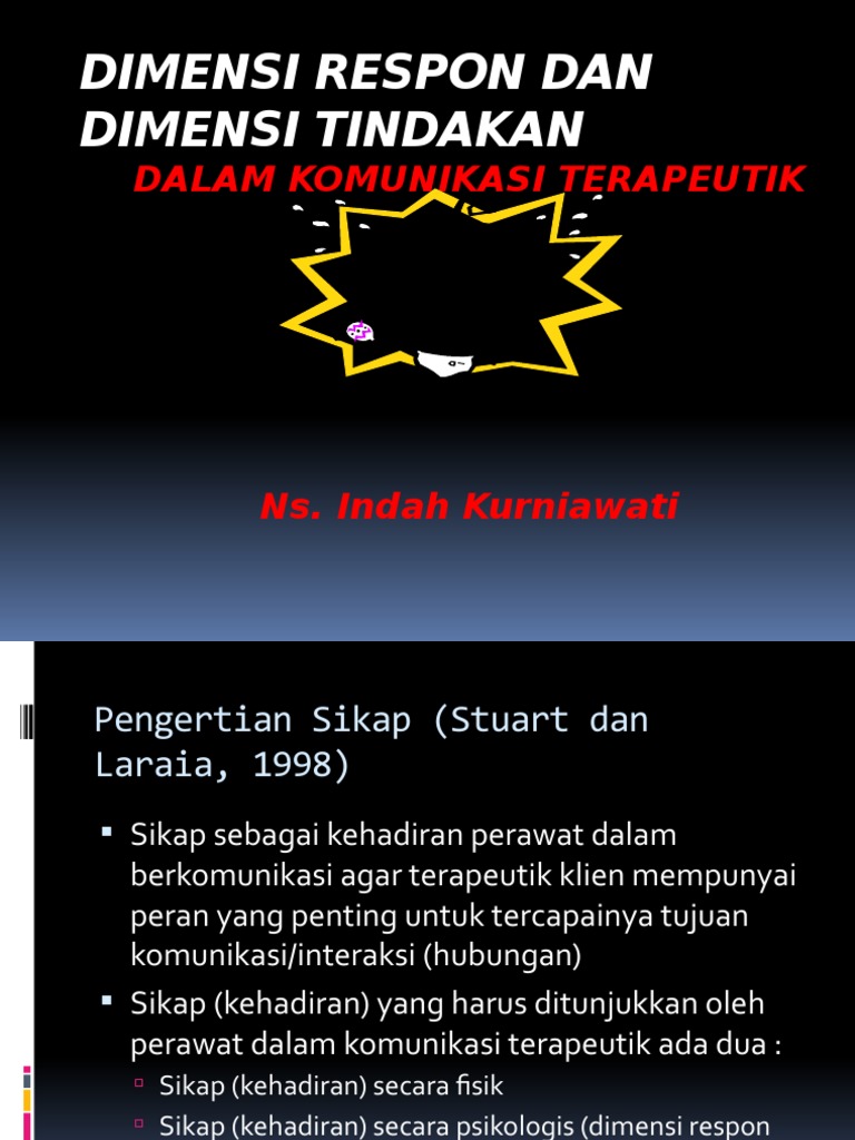 Dimensi Respon Dan Dimensi Tindakan | PDF | Pengembangan Diri