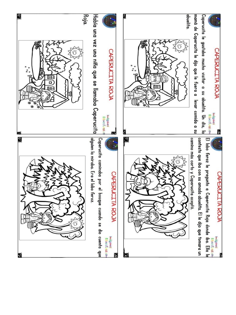 Cuento La Caperucita Roja Guia | PDF