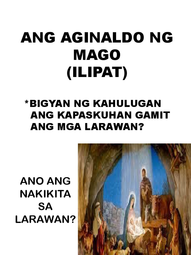 Powerpoint Ang Aginaldo NG Mga Mago | PDF