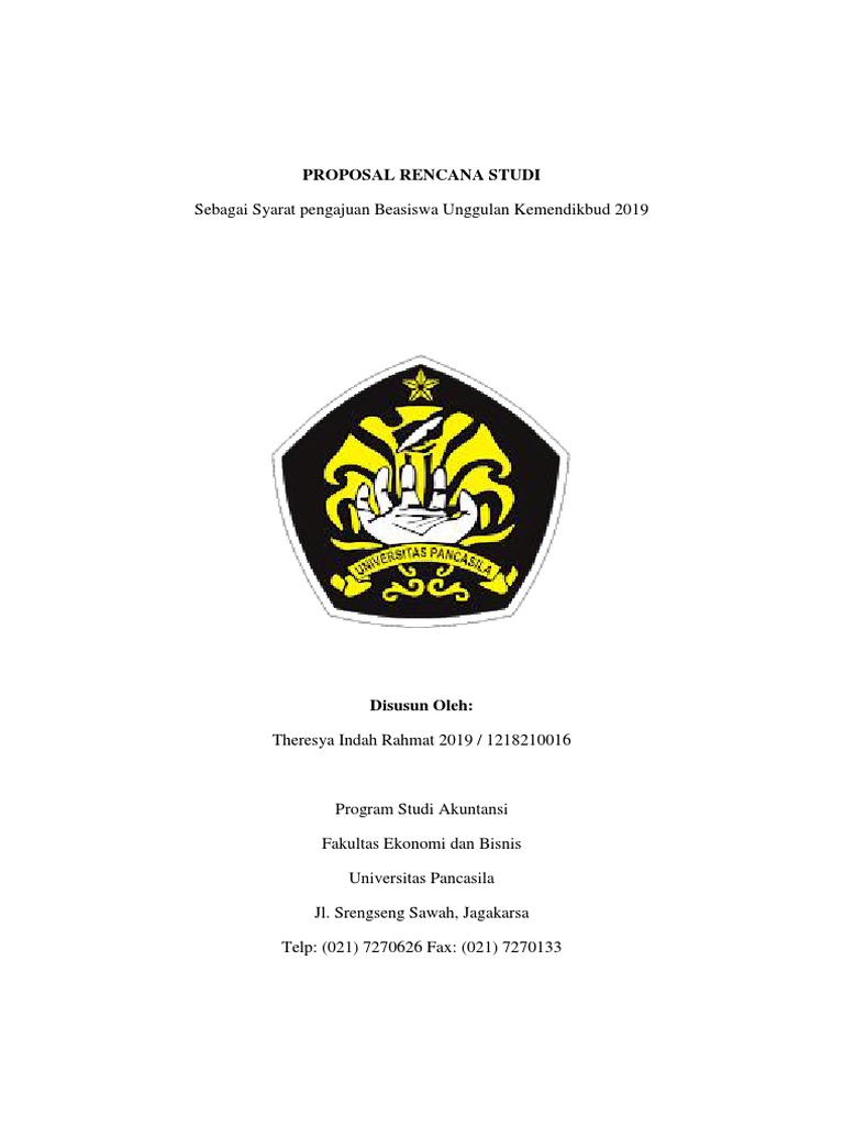 Proposal Rencana Studi | PDF