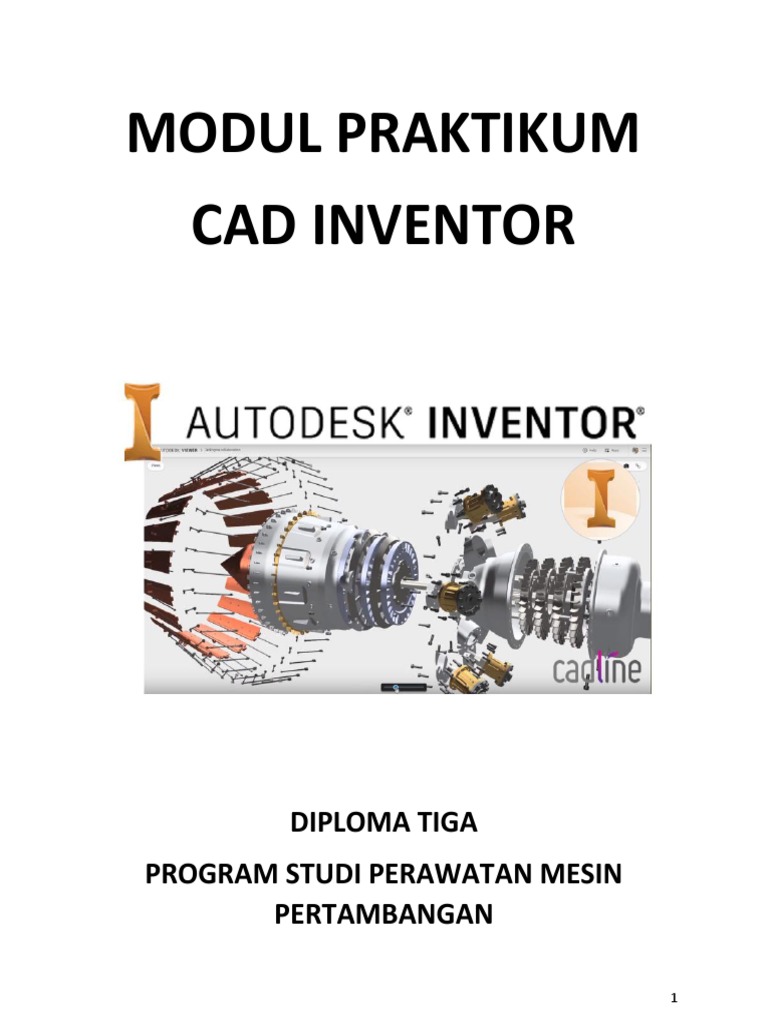 Modul Praktikum Cad Inventor PDF | PDF