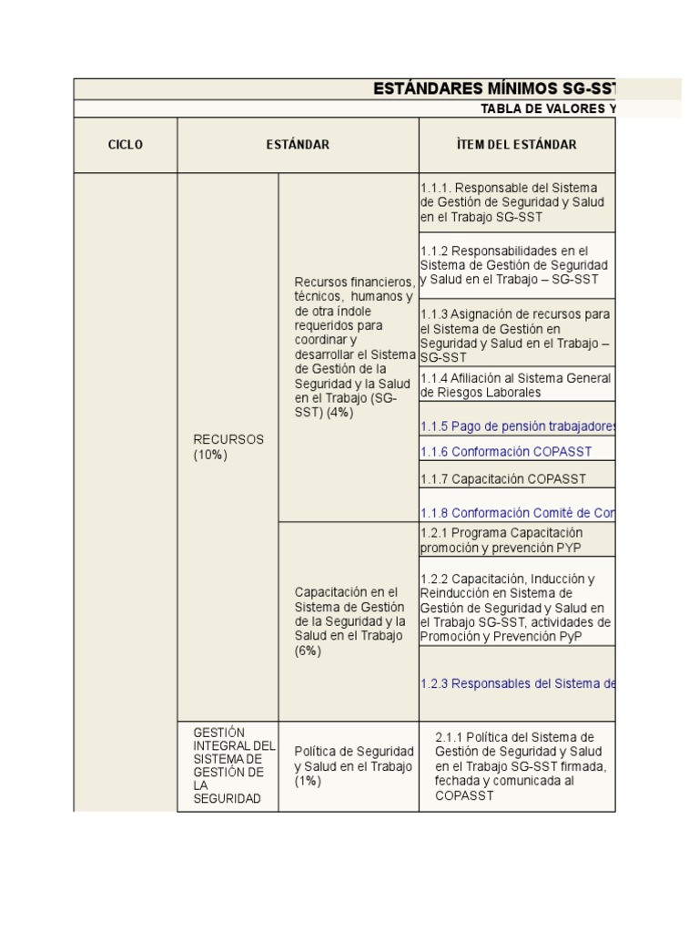 Evaluación Inicial Res 312 de 2019 | PDF | Auditoría | Bienestar