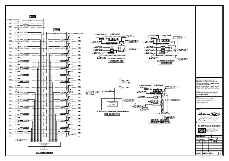 Elv Panel Schematic (For Tenant'S Unit) Elv Panel Schematic (For Gym ...