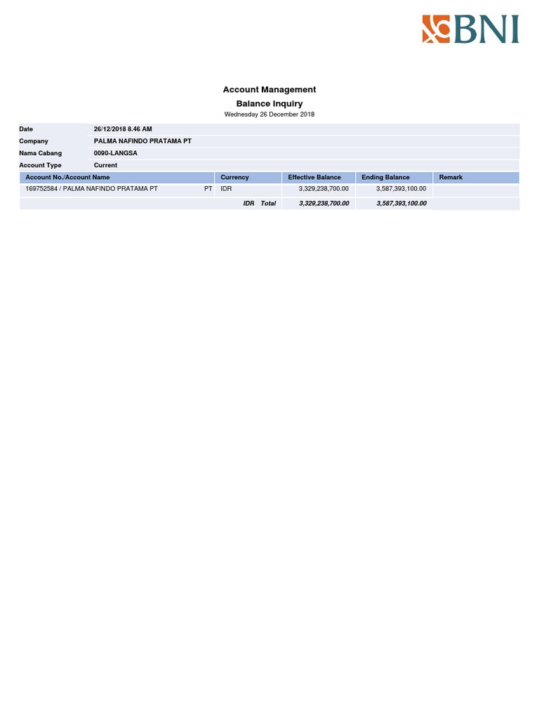 Balance Inquiry c08-2 | PDF