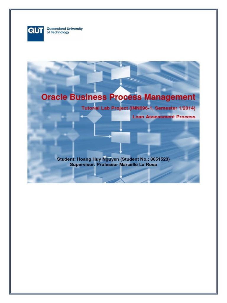 Oracle Business Process Management: Tutorial Lab Project (INN696-1 ...
