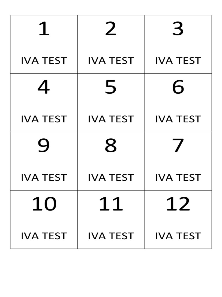 Iva Test Iva Test Iva Test | PDF