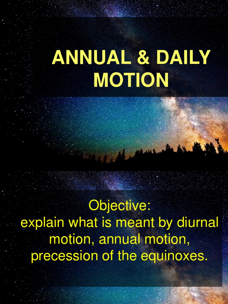 Understanding Annual and Daily Motion | PDF | Social Science | Travel