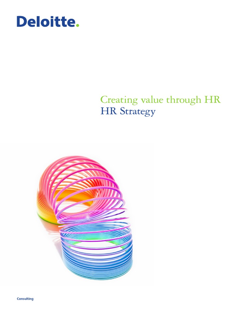 Creating Value Through HR PDF | PDF | Strategic Management | Competence (Human Resources)