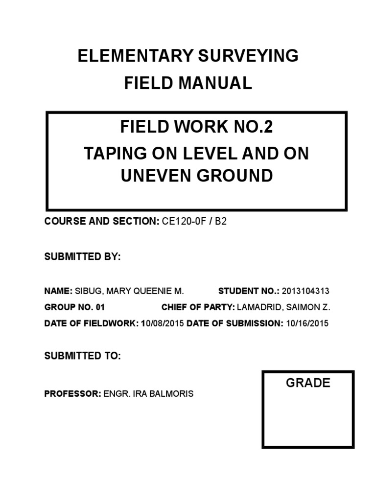 Elementary Surveying | PDF | Surveying | Measurement