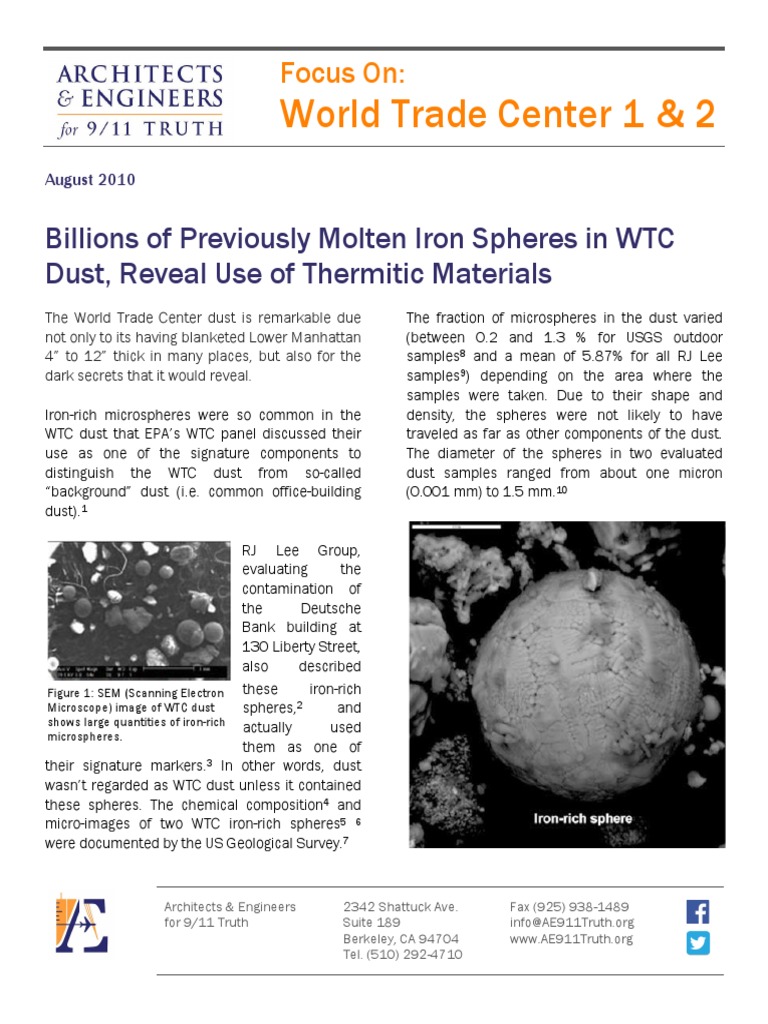 9/11 Thermitic Evidence Unveiled | PDF | Materials | Physical Sciences