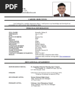 Work Immersion Resume Sample | PDF