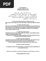 Doa Pembukaan Dan Penutupan Diklat | PDF