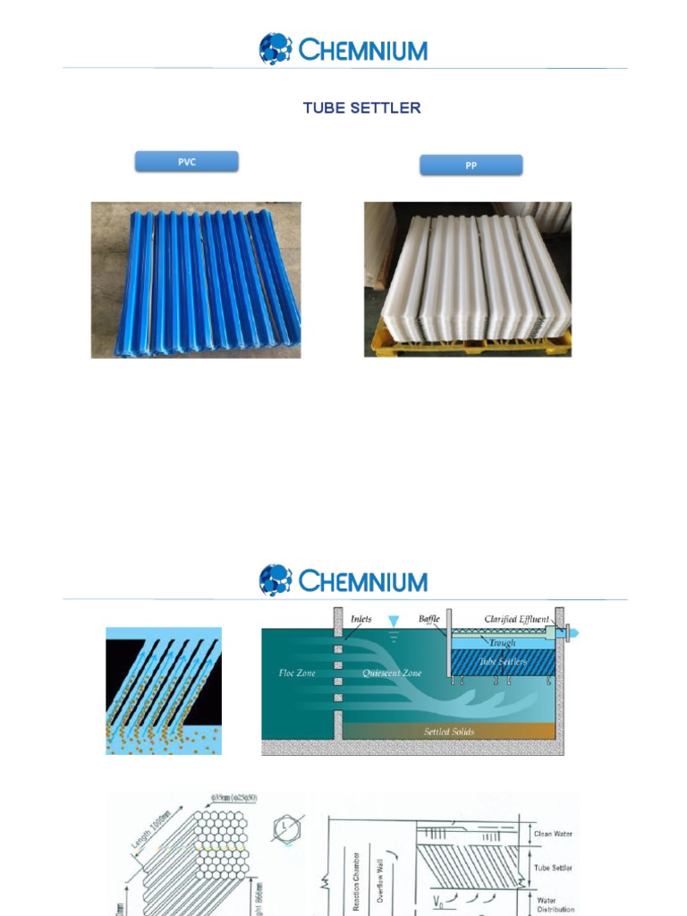 Tube Settlers Catalogue | PDF | Chemical Engineering | Chemistry