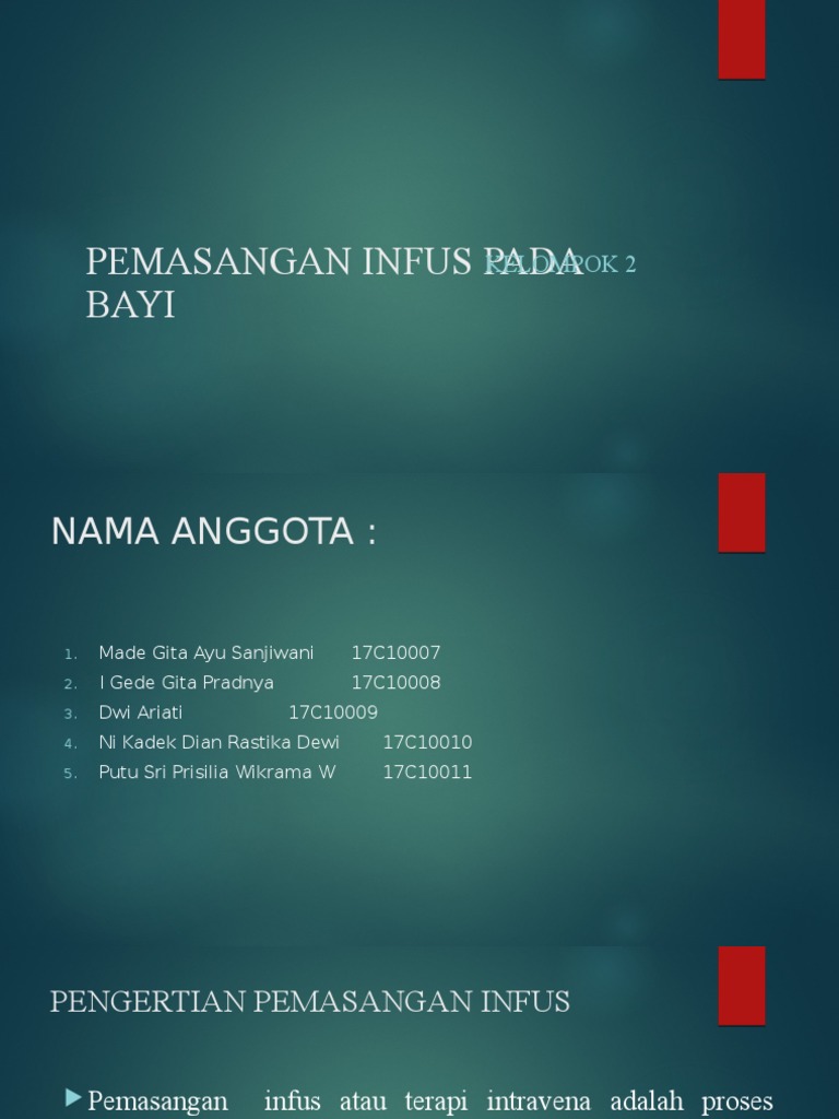Pemasangan Infus pada Bayi: Panduan Lengkap | PDF | Pengembangan Diri ...