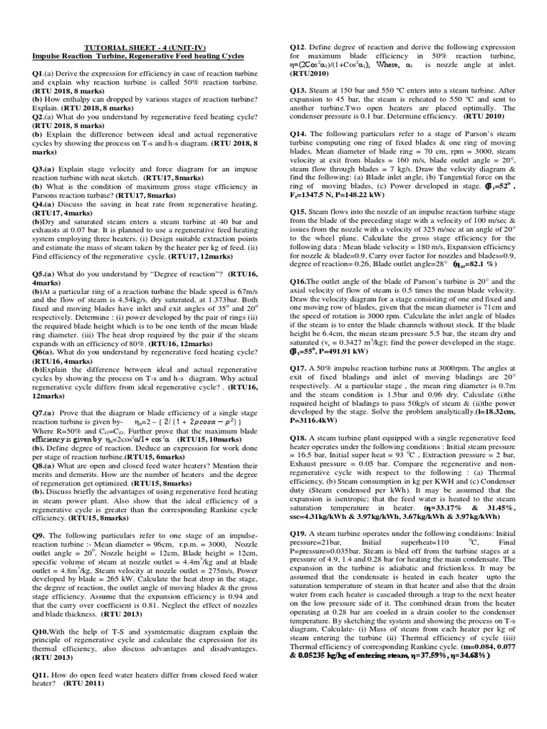 Turbo | PDF | Turbine | Chemical Engineering