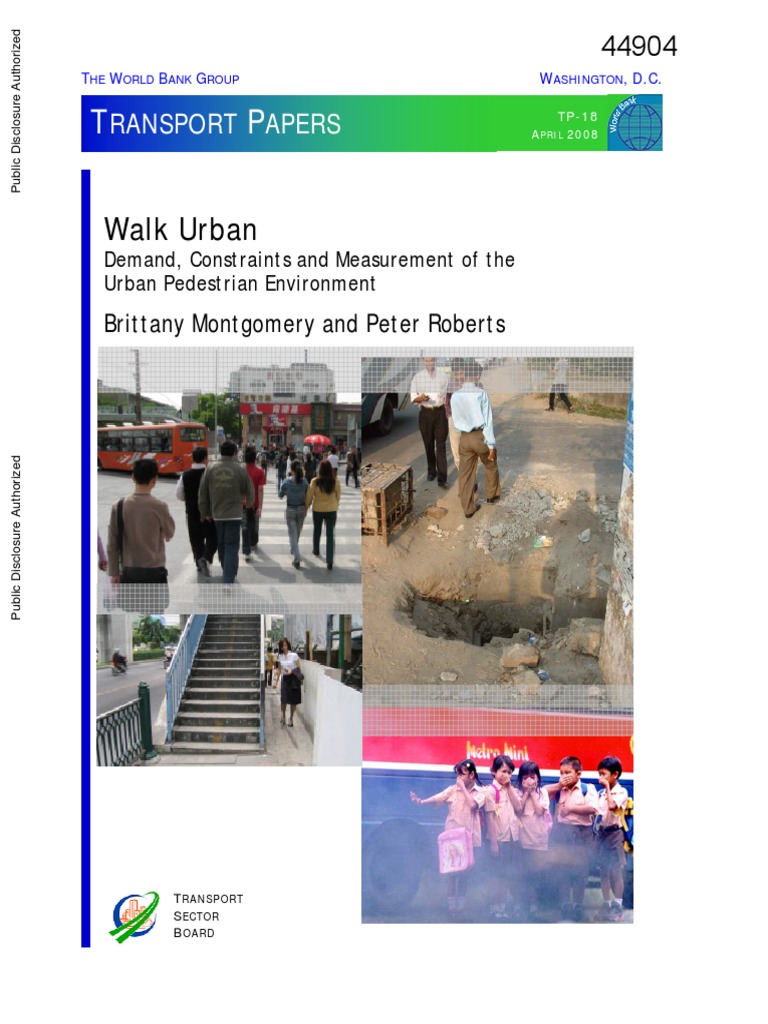 Walk Urban | PDF | Built Environment | Accessibility