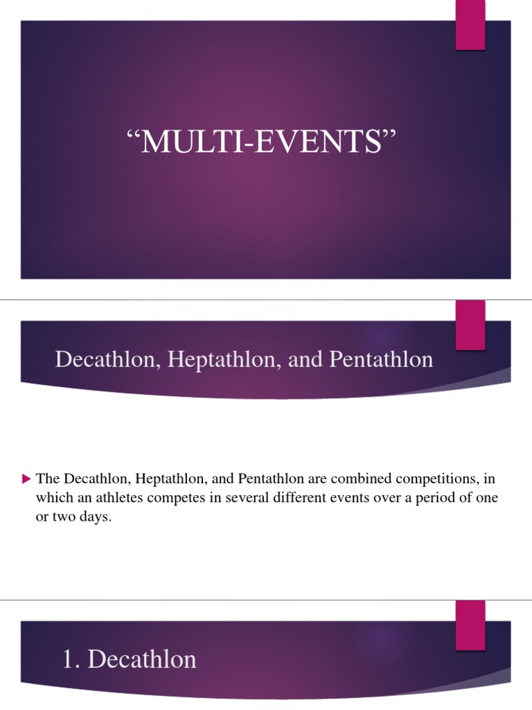Multi-Events (P.e 3 Report) | PDF | Technology & Engineering