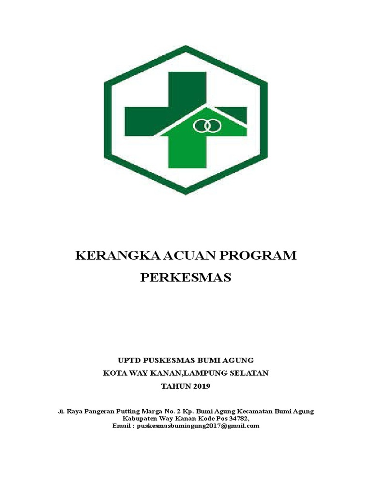 Kerangka Acuan Program Perkesmas Uptd Puskesmas | PDF