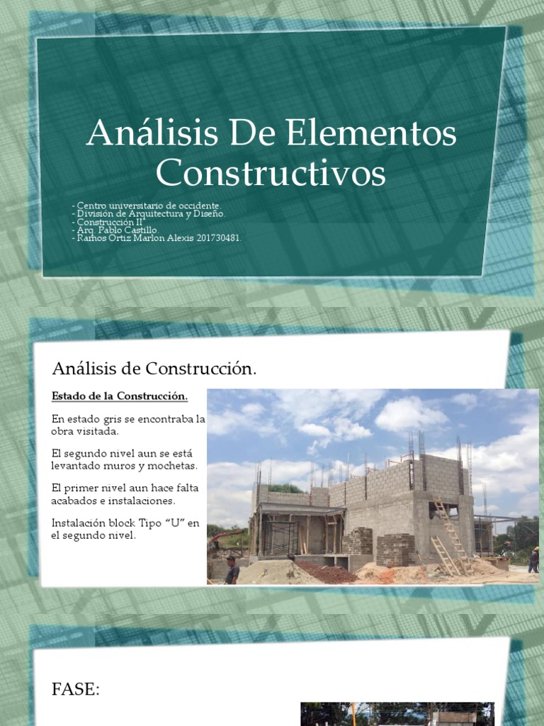 Análisis de Elementos Constructivos - Ramos Ortiz Marlon Alexis ... Análisis de Elementos Constructivos - Ramos Ortiz Marlon Alexis ...