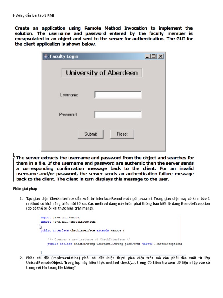 Huong Dan Bai 8 RMI | PDF