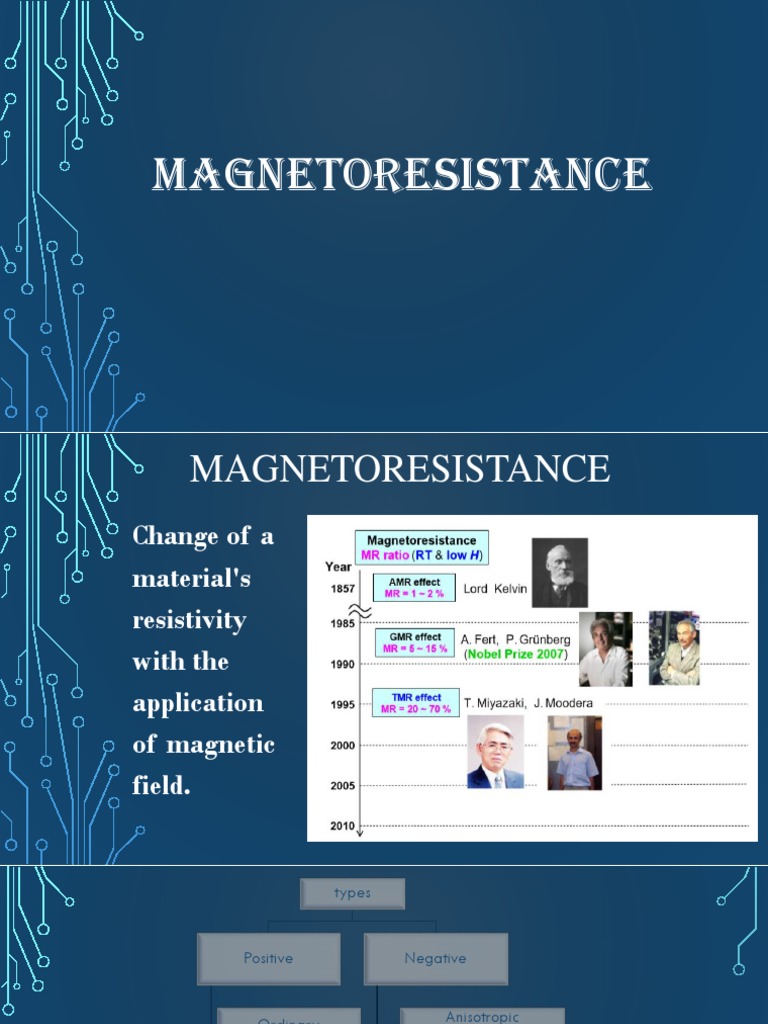 Magneto Resistance | PDF | Ferromagnetism | Materials Science