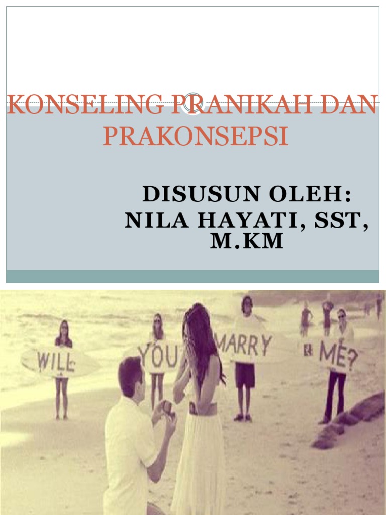Konseling Pranikah Dan Prakonsepsi | PDF
