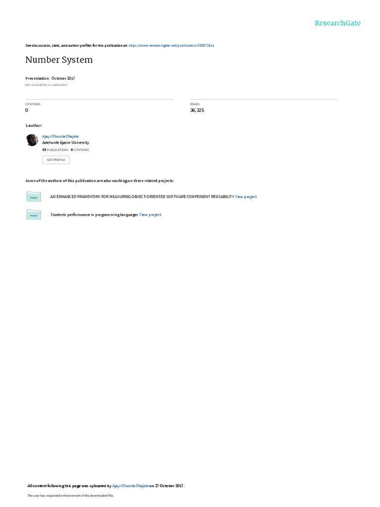 Number System | PDF | Theory Of Computation | Areas Of Computer Science