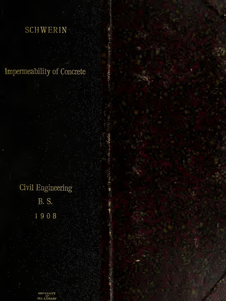 Impermeability Documentary | PDF | Porosity | Concrete
