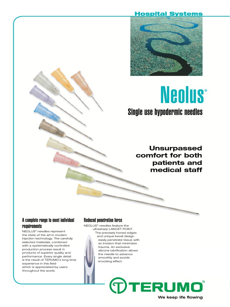 Neolus: Single Use Hypodermic Needles | PDF | Medicine | Nature