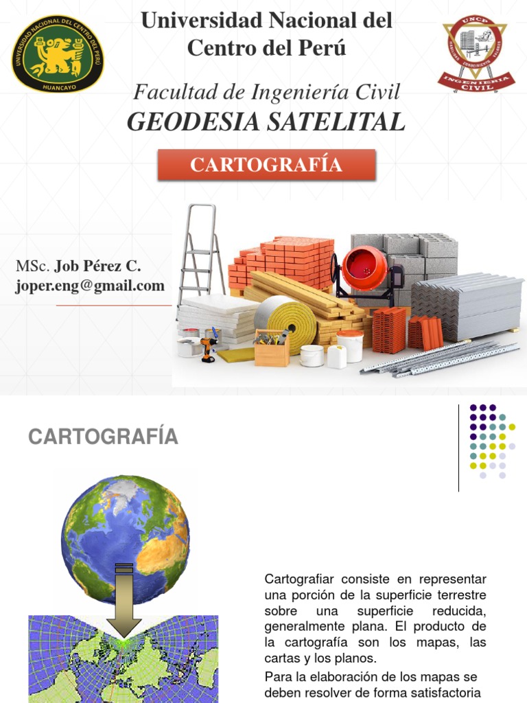 Geodesia Satelital | PDF | Mapa | Cartografía