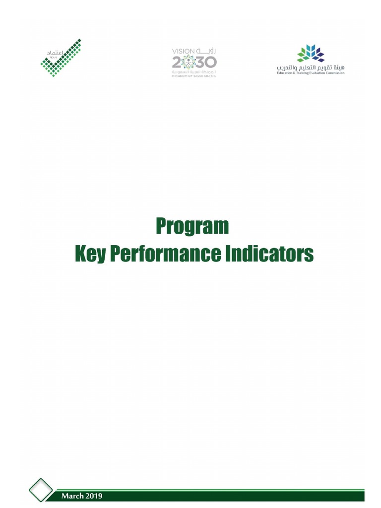 Program Kpis Eng v2019 | PDF | Performance Indicator | Benchmarking