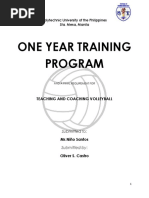 Badminton Training Program | PDF | Physical Exercise | Weight Training