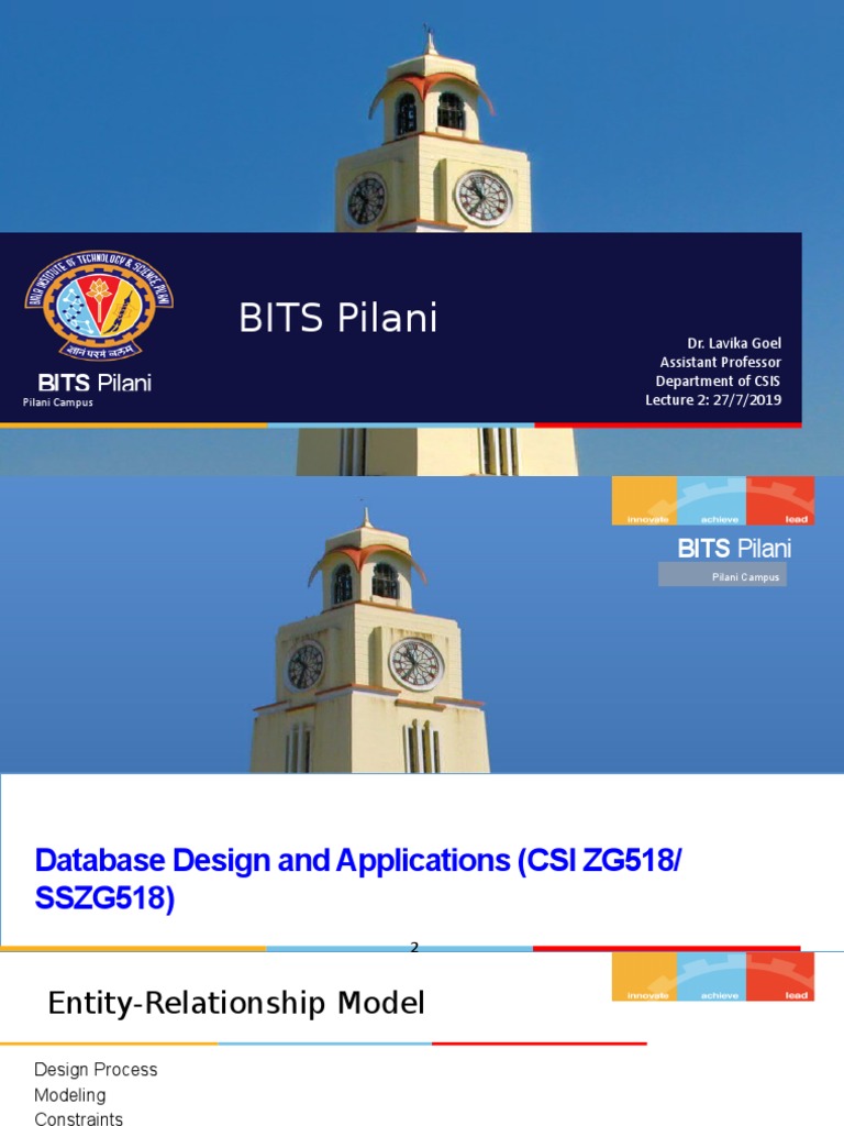 DBA Lecture 2 ER | PDF | Database Design | Databases DBA Lecture 2 ER | PDF | Database Design | Databases