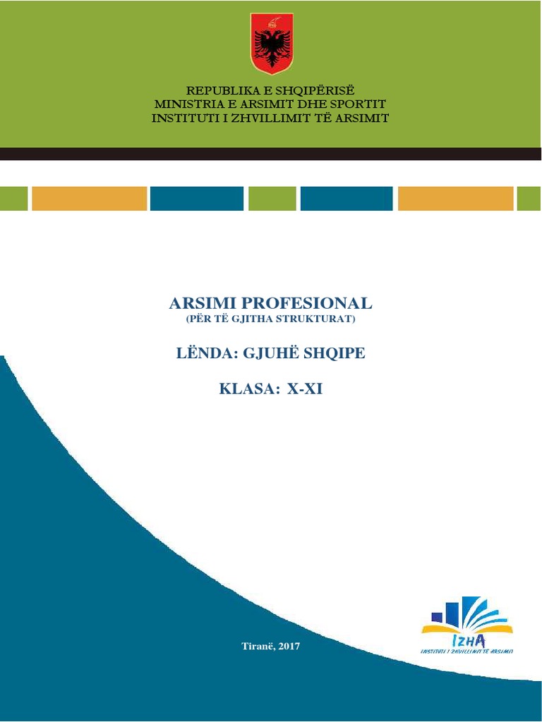 Gjuhe Shqipe Klasa X XI 1 | PDF