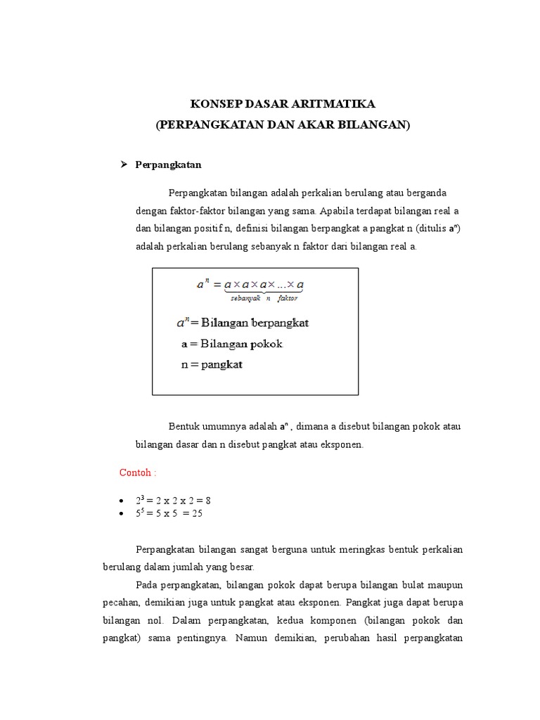 New MTK 01 Pangkat Dan Akar | PDF