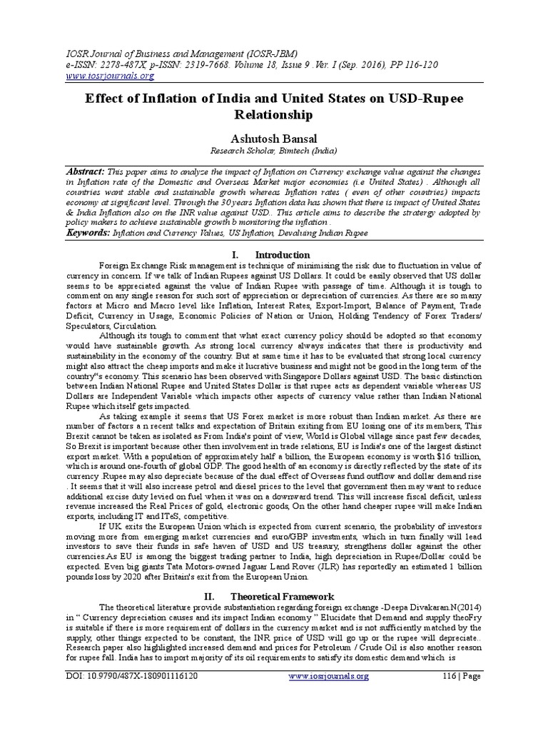 Base - Inflation | PDF | Inflation | Foreign Exchange Market