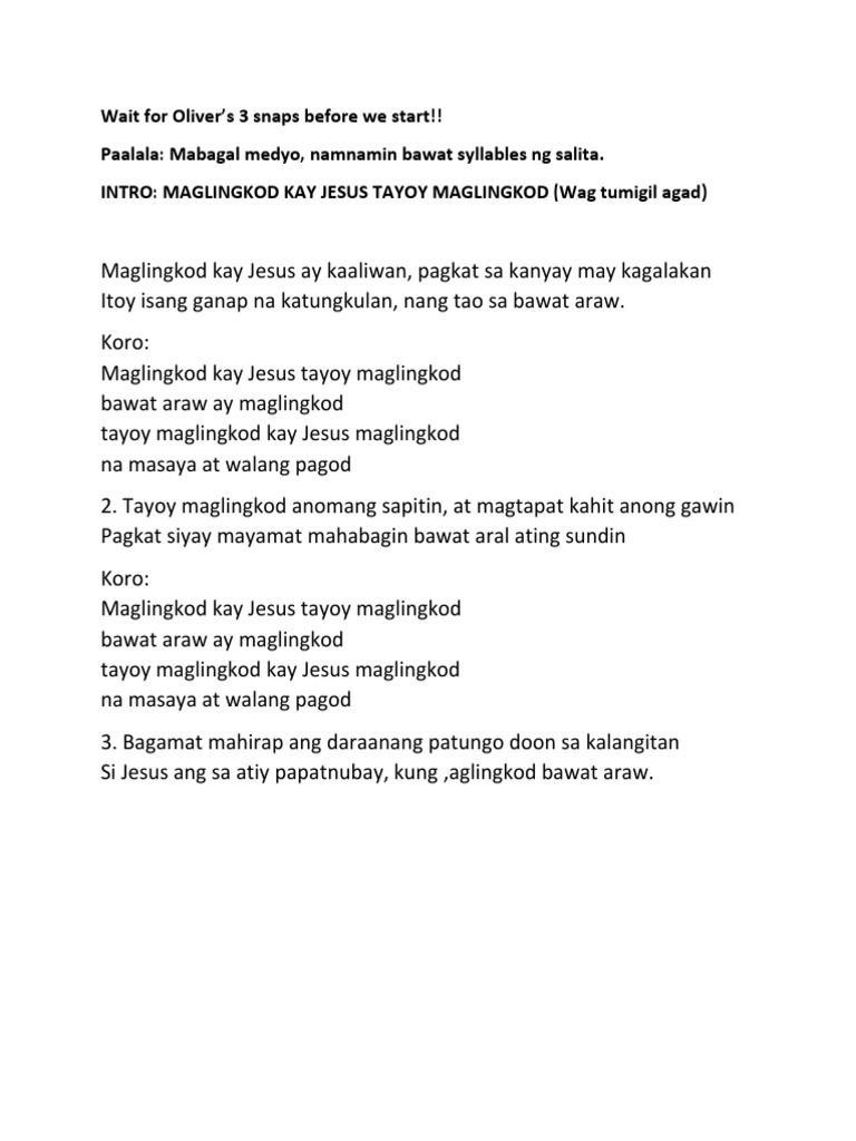 It Is Well Tagalog | PDF