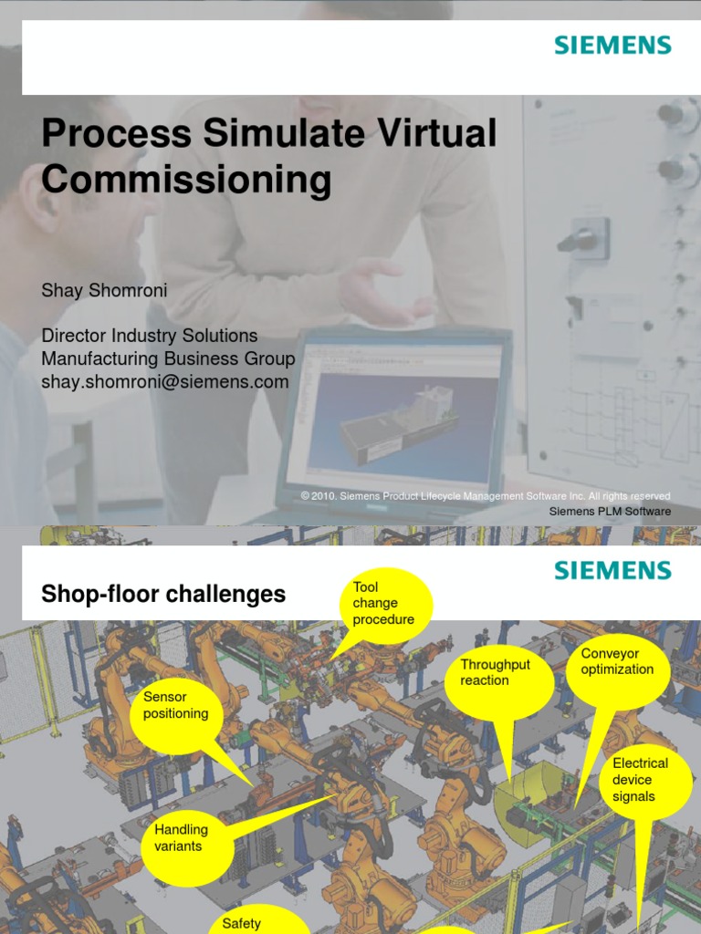 b07 - Process Simulate Virtual Commissioning PDF | PDF | Product Lifecycle | Programmable Logic ...