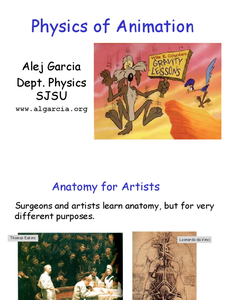 Physics of Animation: Alej Garcia Dept. Physics Sjsu | PDF | Inertia ...