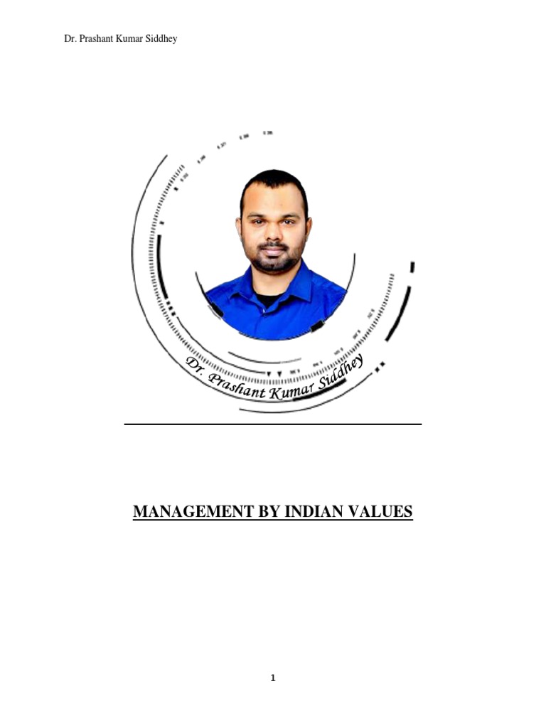 Management by Indian Values | PDF | Vedas | Upanishads