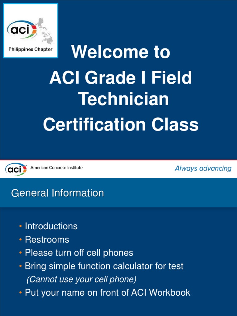 A0 ACI Day 1 Introduction Ver 2 MJM 2015 | PDF | Computers