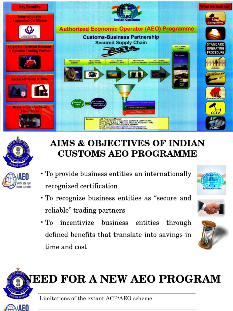 AEO Programme Presentation | PDF | Warehouse | Social Institutions