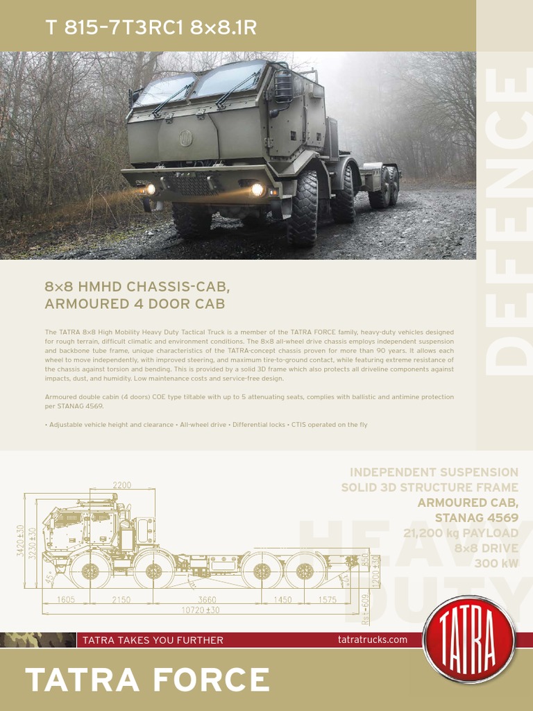 Tatra Force t815 | PDF | Transmission (Mechanics) | Truck