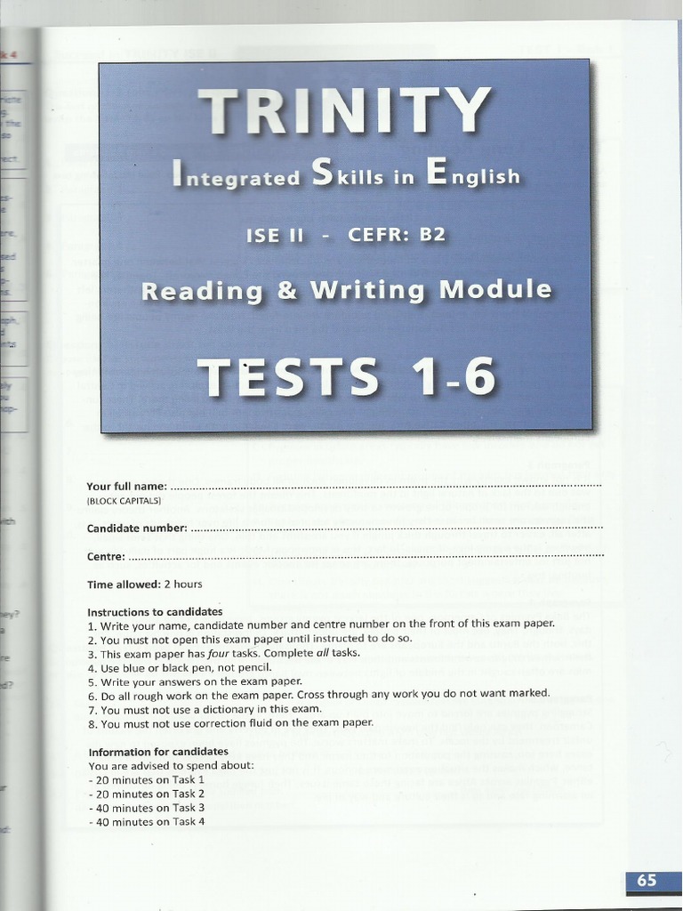 ISE II RW Tests 1 PDF | PDF