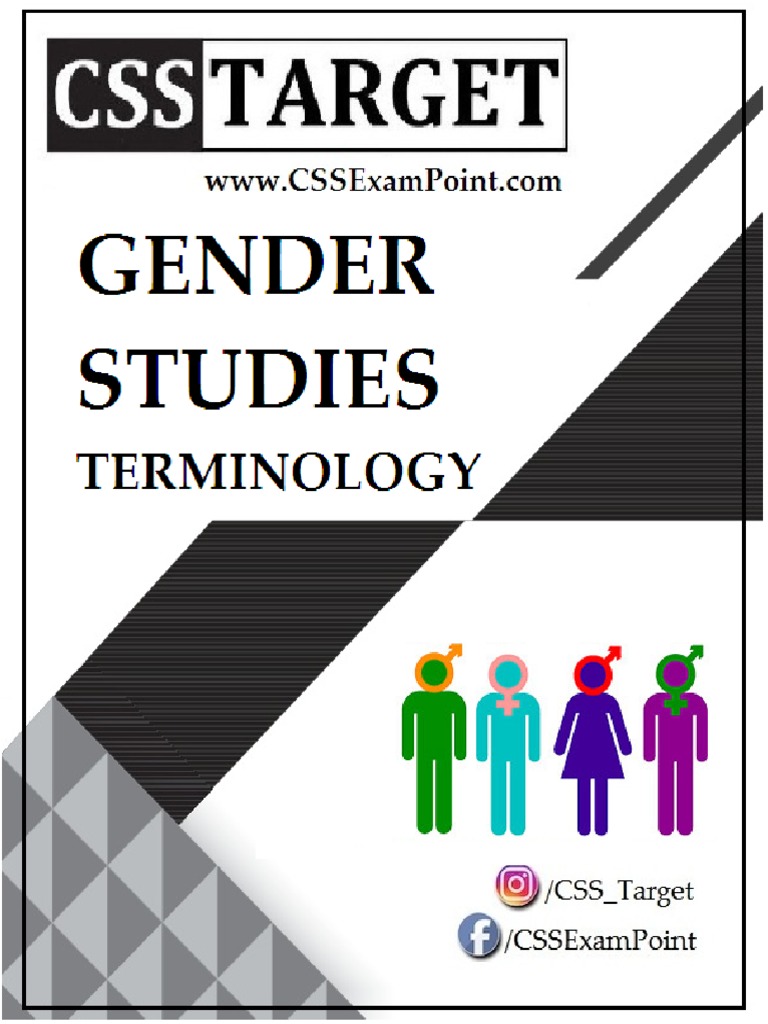Gender Studies Terminology PDF | PDF