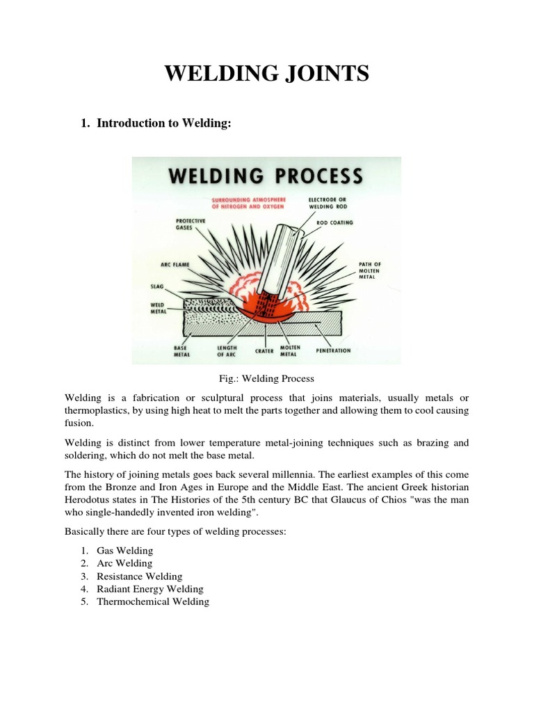 Report Welding Joints | PDF | Welding | Construction